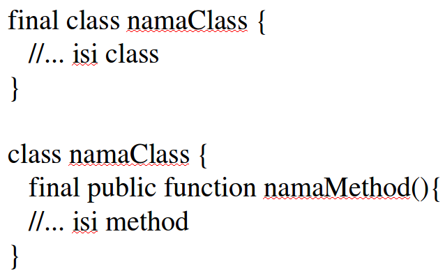 Tutorial Php Oop Part 19 Final Class Dan Final Method