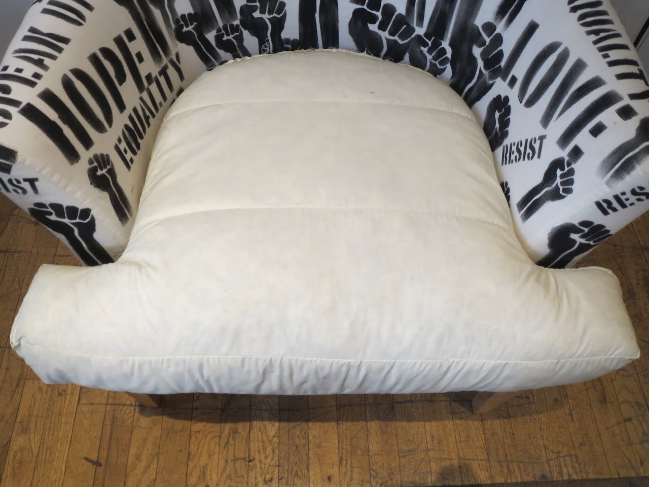 Stencil 1- Equality Arm Chair