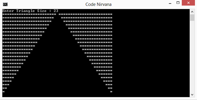 Program To Print Triangle Pattern In Java Code Nirvana