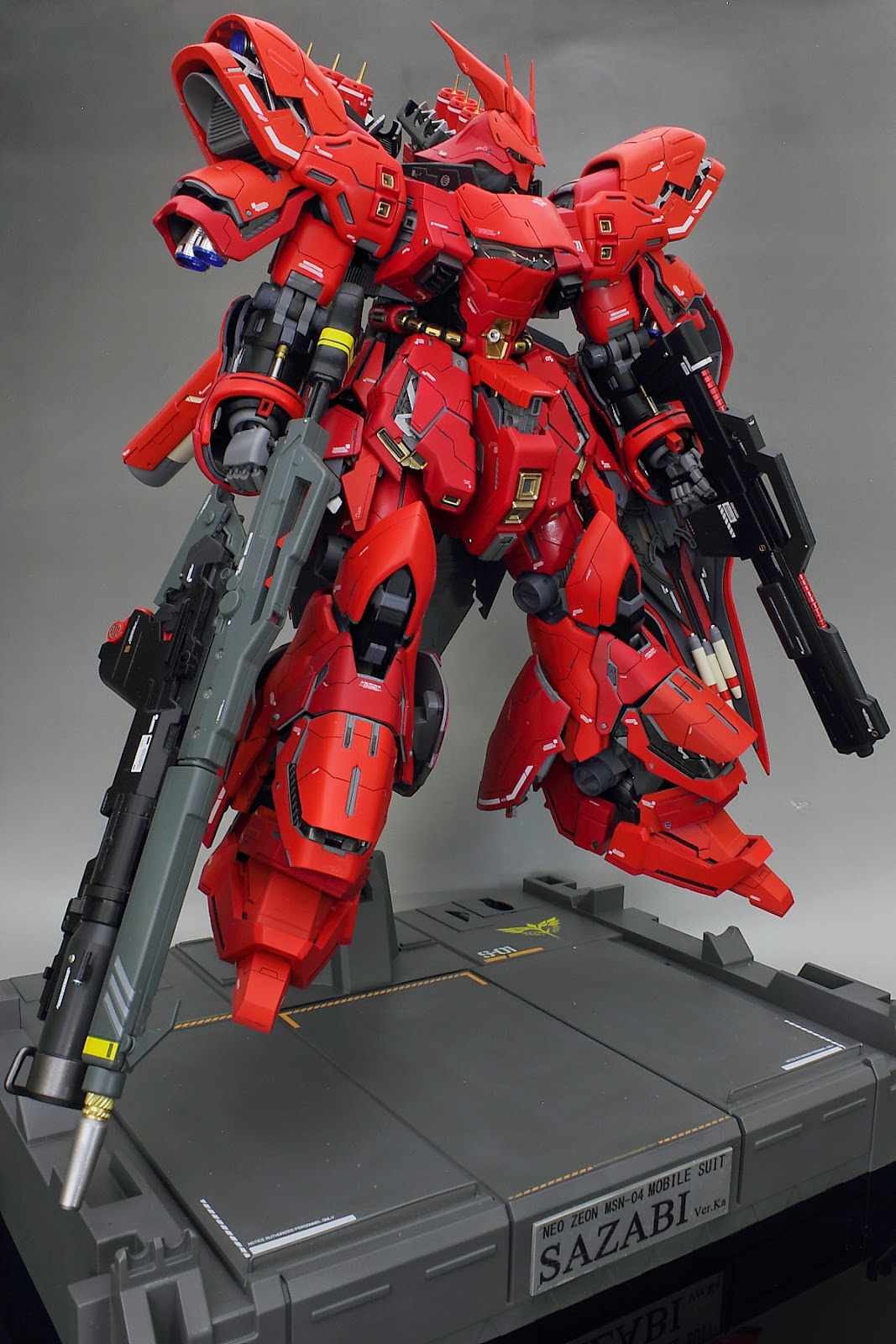 Gundam Guy Mg 1 100 Sazabi Ver Ka Customized Build