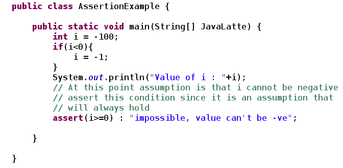 Java Latte Assertions In Java