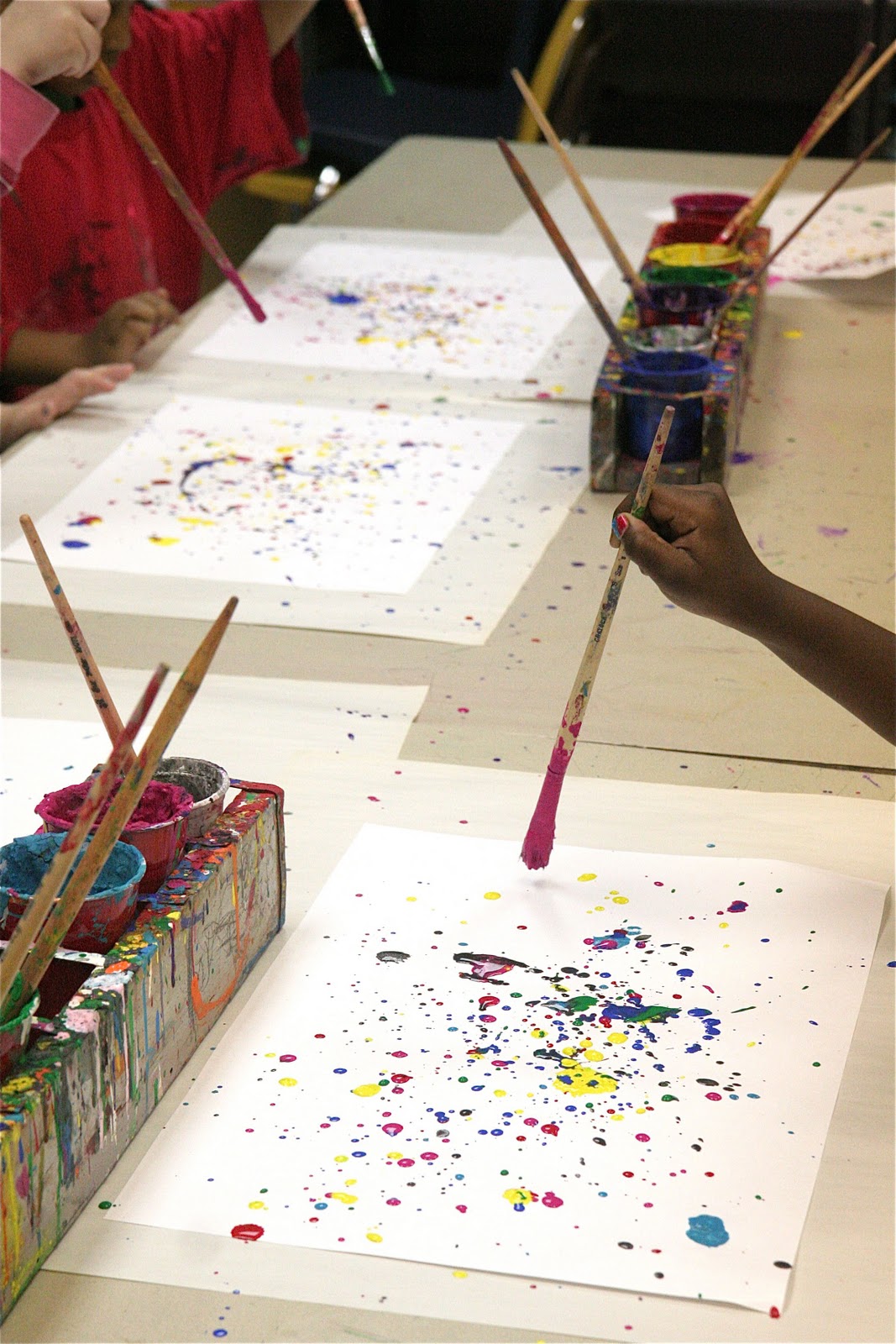 Splish Splash Splatter: Splatter Art - Jackson Pollock