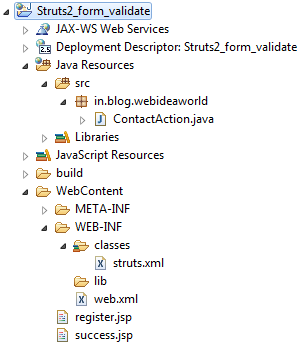 Technology Comes With Idea Basic Form Validation Using Struts2