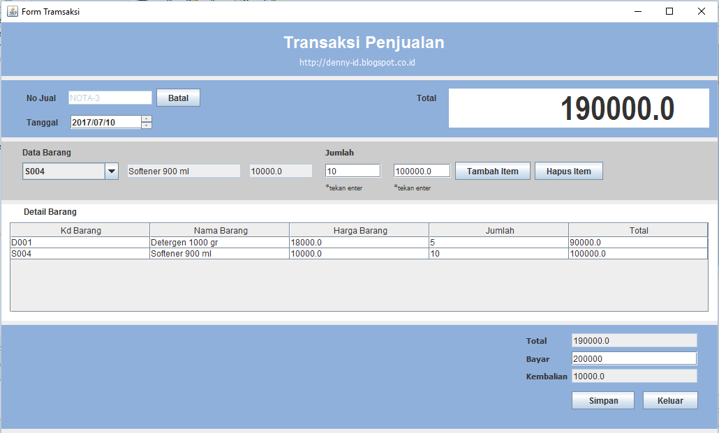Source Code Program Kasir Java Netbeans Loverslasopa