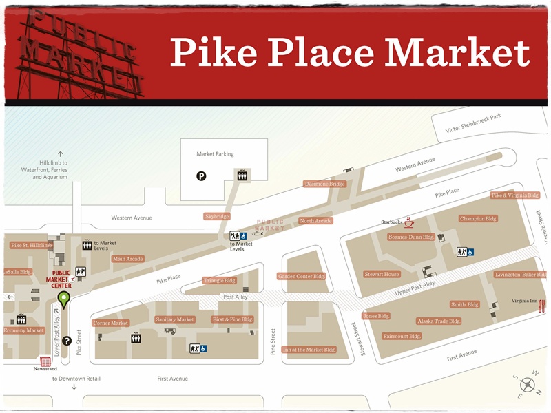 Pike Place Public Market Seattle Discover Book Travel