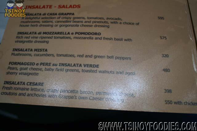 Grappa's Ristorante: Authentic Italian in Greenbelt 3 | Tsinoy Foodies