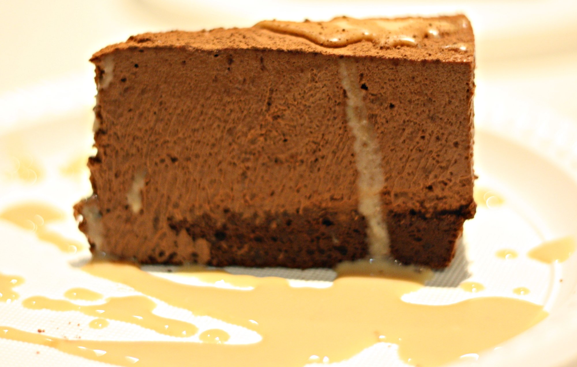 Scrummy Yummy Mummy: Chocolate mousse cake with coffee anglaise