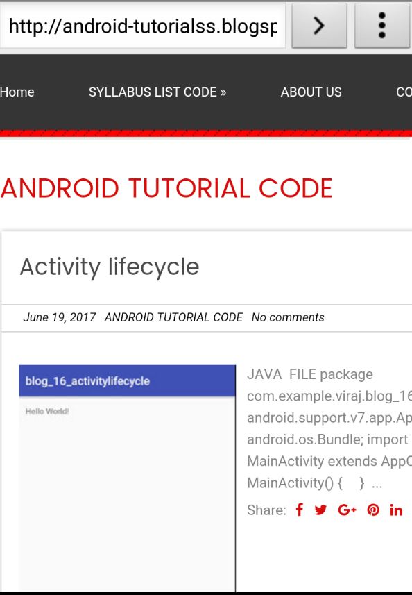 Intent Implicit And Explicit Android Tutorial Code