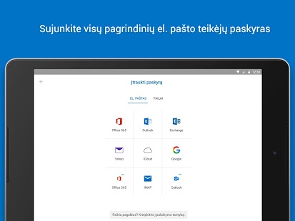 Microsoft Outlook – „Android“ programos „Google Play“