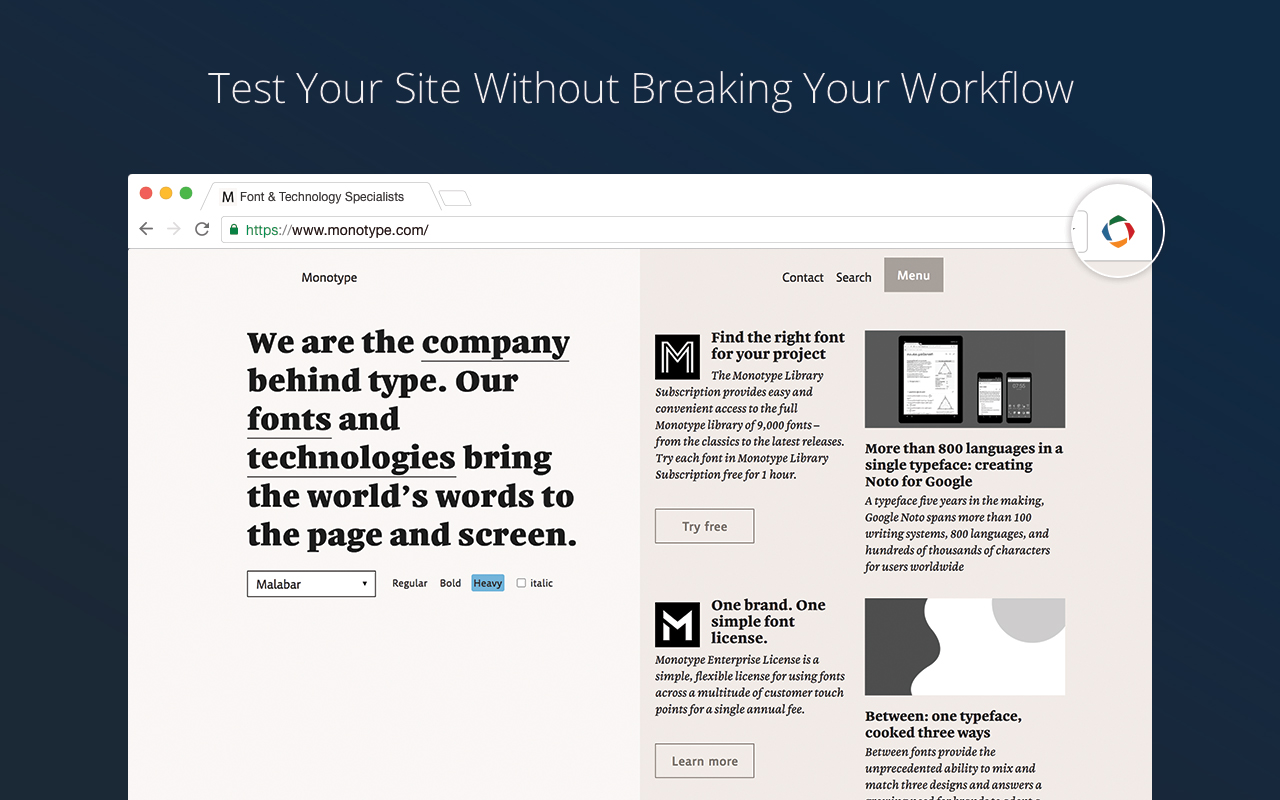 CrossBrowserTesting GO - Chrome Web Store CrossBrowserTesting GO - Chrome Web Store