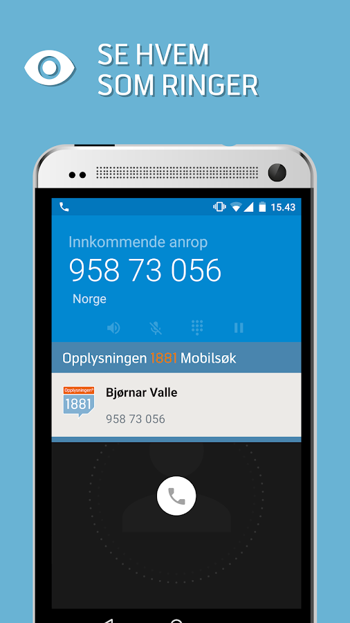 1881 Mobilsøk - Se hvem som ringer – Android-apper på Google Play