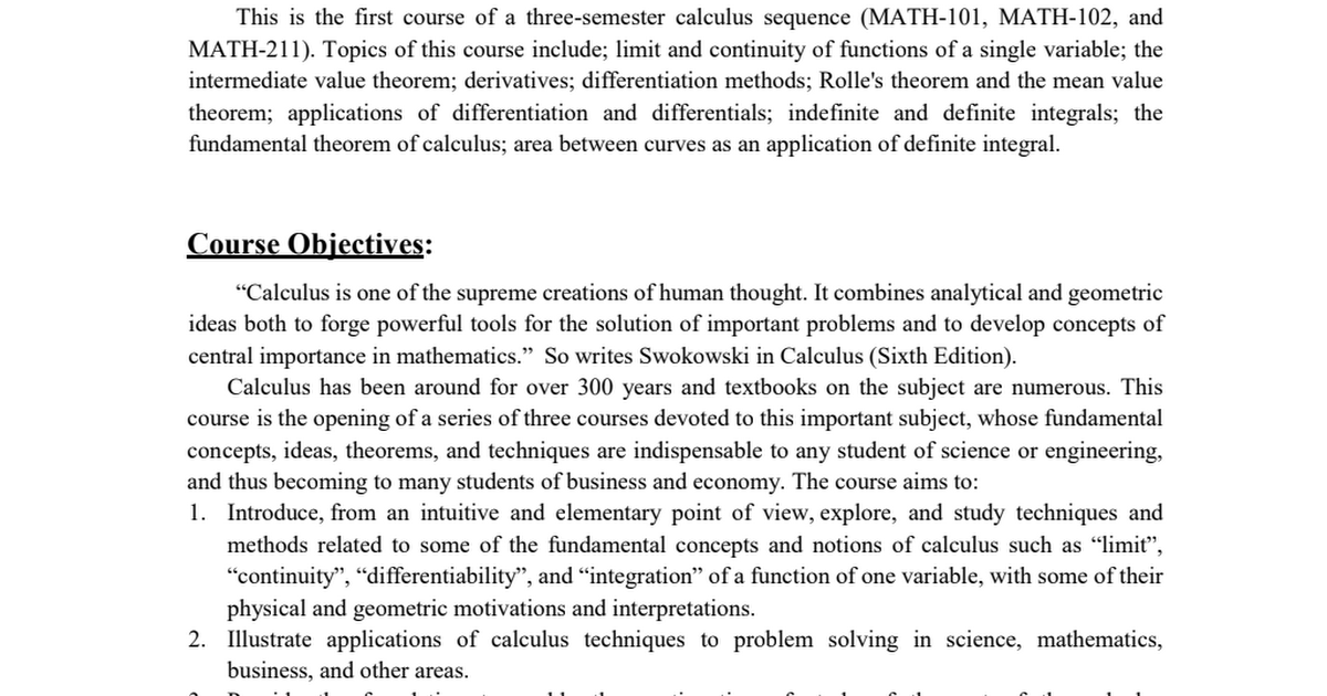 Syllabus_MATH_101.pdf - Google Drive