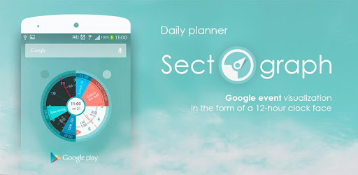 Sectograph. Planner & Time manager on clock widget Android App