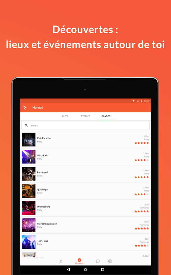 Hornet - chat gay et rencontre – Applications Android sur Google Play