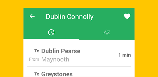 Irish Rail Live Android App