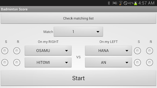 Badminton Scoreboard – Android Sports Apps