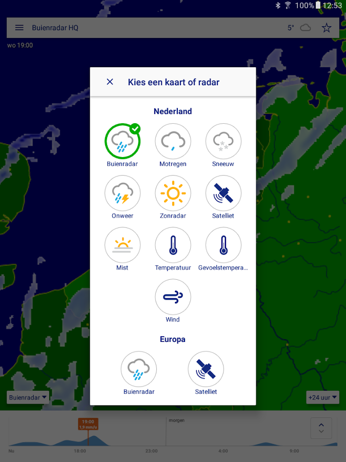 Buienradar - weer - Android-apps op Google Play
