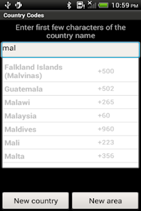 Country Codes – A country dialling codes app. | Android Productivity Apps
