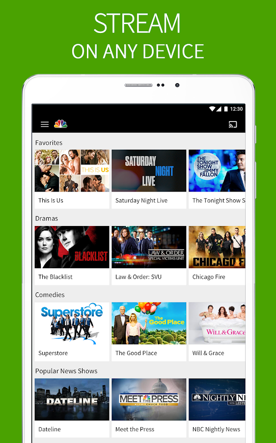 The NBC App - Watch Live TV and Full Episodes - Android Apps on Google Play