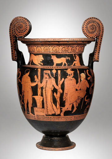 Volute krater depicting the liberation of Andromeda - Group of the ...