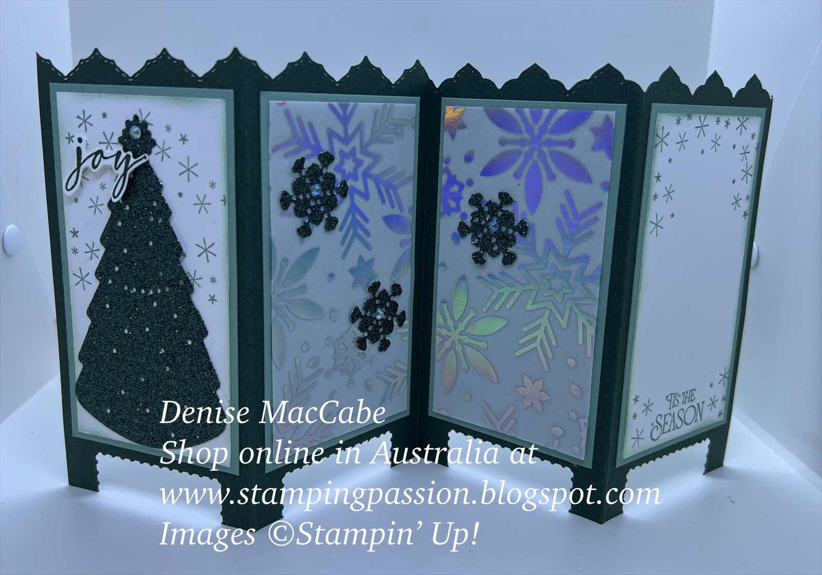 Stamping Passion: Screen Divider Card