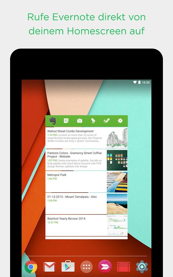 Evernote - screenshot