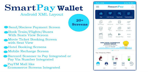 Smart Pay Mobile Wallet & Recharge, Money Transfer Android App