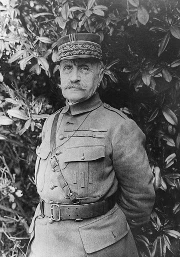 General Ferdinand Foch, the Commander-in-Chief of the Allied Armies, at ...