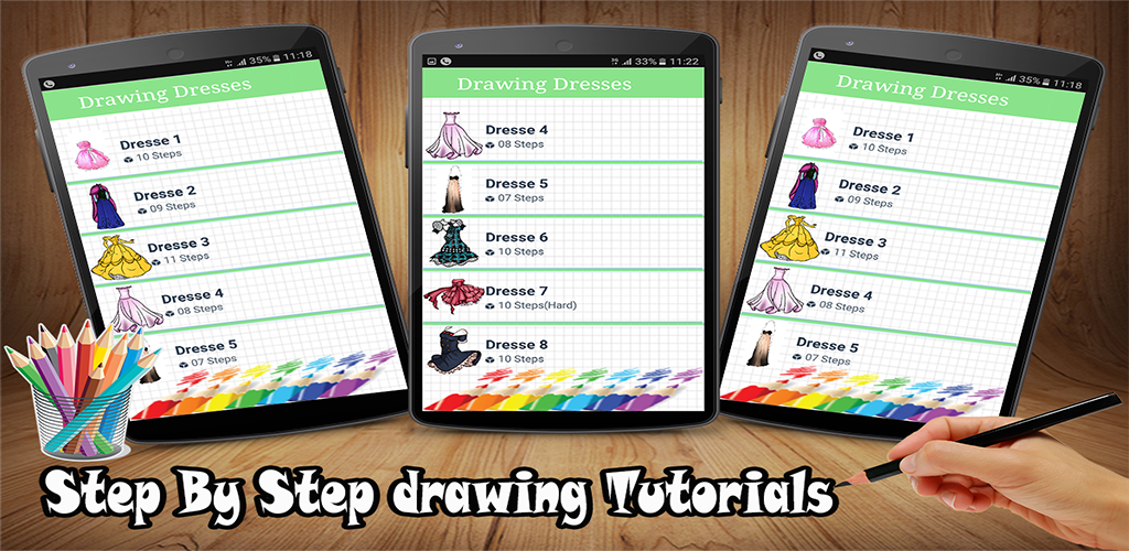 How to Draw Dresses by Learn How To Draw Easy - Latest version for ...