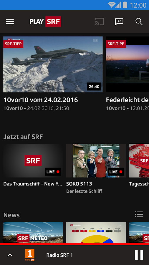 Play SRF - Video und Audio SRF - Android Apps on Google Play