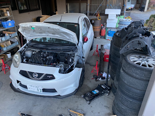 マーチのk13改・マーチニスモ・デフ入りFF・絶対誰もつけてないデフですから・ラリー用強化デフに関するカスタム事例｜車のカスタム情報はCARTUNE