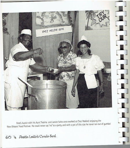 Austin Leslie serving gumbo at the New Orleans' Food Festival - Austin ...