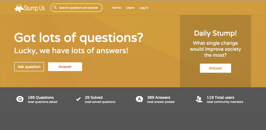 Stump Us - Latest version for Android - Download APK