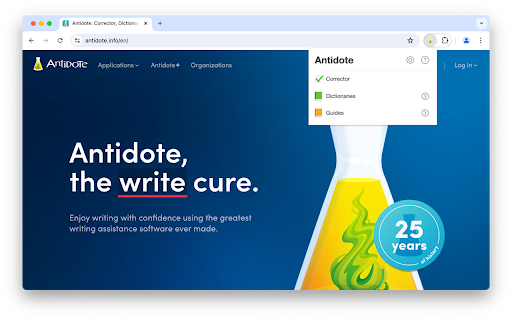 Antidote Connector - Enhance Your Writing with Antidote’s Tools