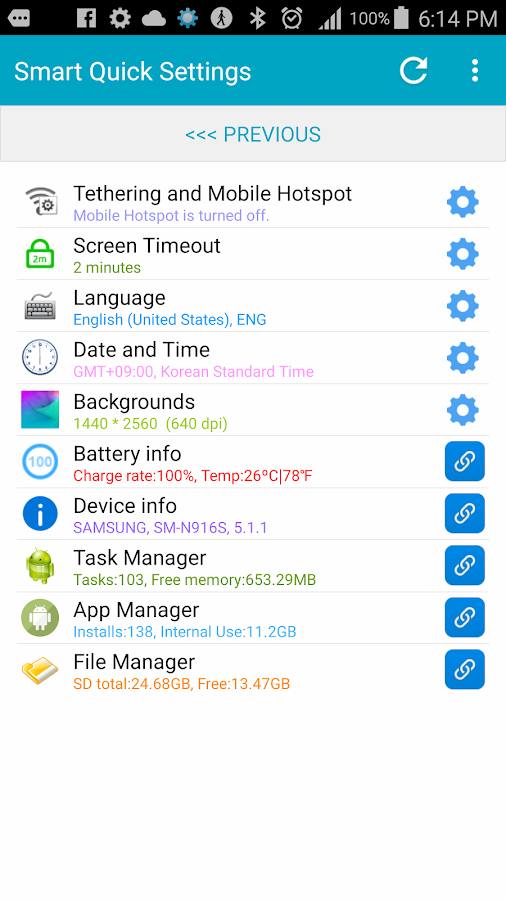 Smart Quick Settings - Android Apps on Google Play