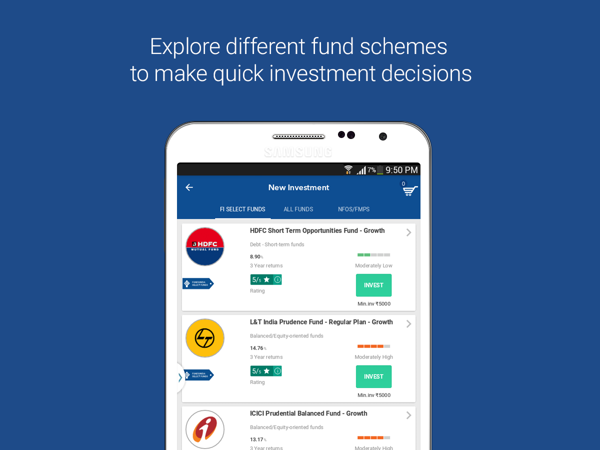 Mutual Funds, SIP & Stock Investments - FundsIndia - Android Apps on ...
