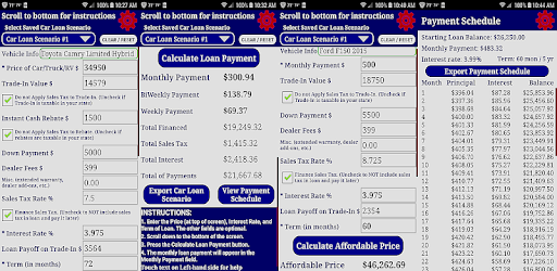 Auto Car Loan Payment Calculator Pro - Apps on Google Play