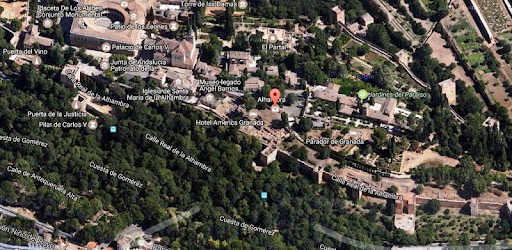 Generalife Gardens Map | Fasci Garden