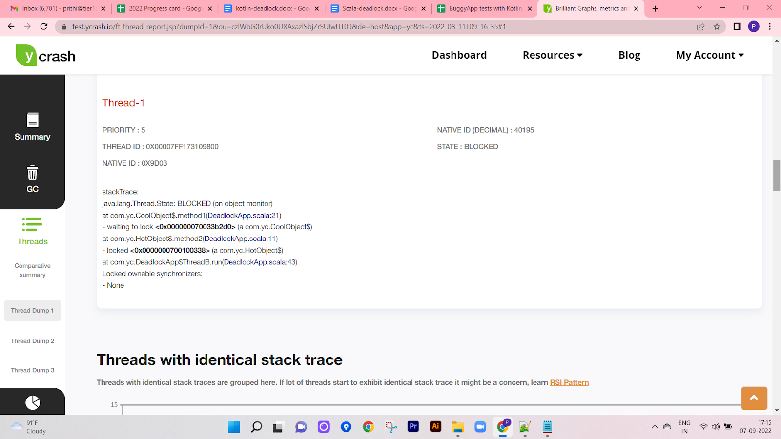 Simulating & troubleshooting Deadlock in Scala - Fast thread Simulating & troubleshooting Deadlock in Scala - Fast thread