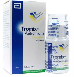 Tromix 200mg Suspensión Oral Frasco X15ml. Lafrancol Azitromicina