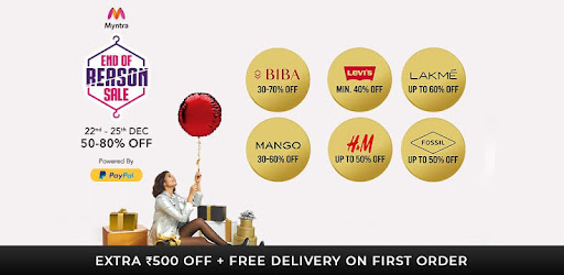 Myntra Online Shopping App - Shop Fashion & more – Applications sur ...