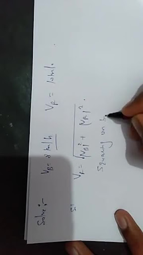 th with a velocity 40 km/hr velocity 40 km/hr towards River Man Problem 9..