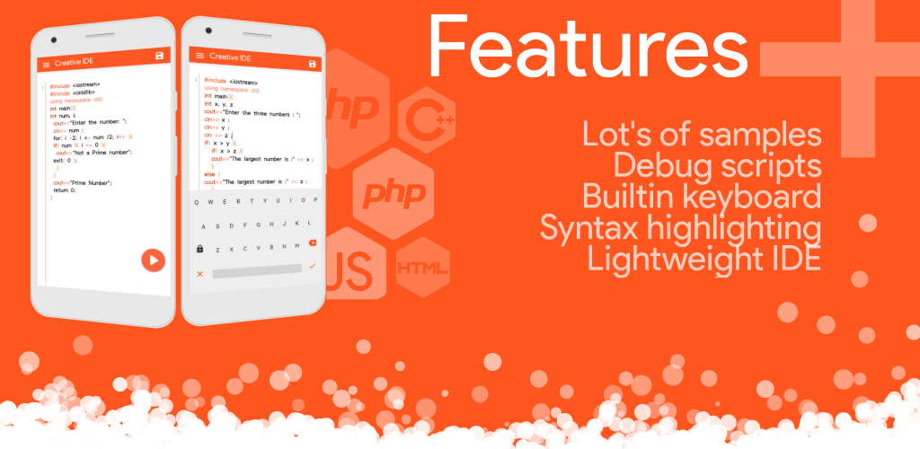 Creative IDE | C++,PHP,HTML,JS,Python and more - Latest version 1.14 ...