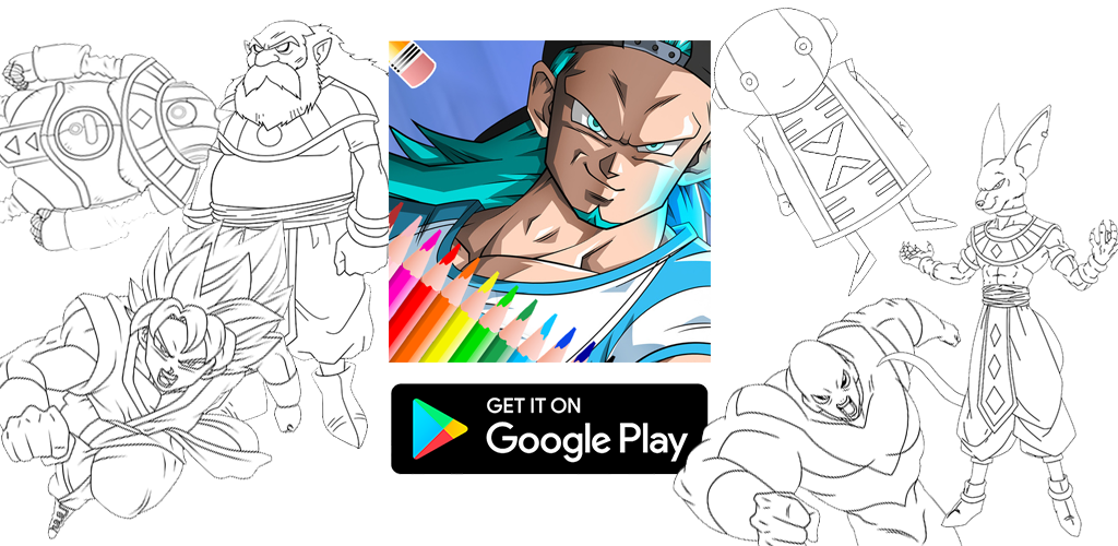 Coloring Book For Dragon DBS Anime - Latest version for Android ...