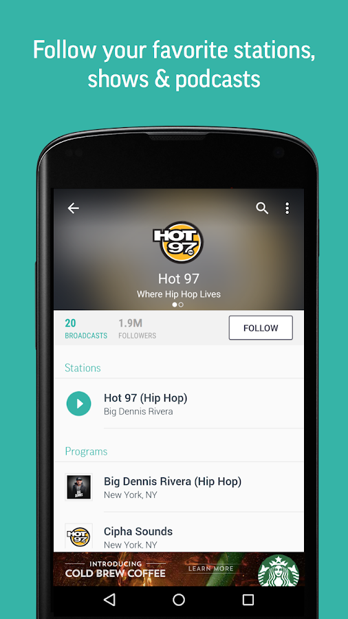 TuneIn Radio - Radio & Music - Android-apps op Google Play