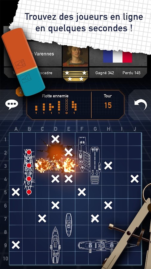 Bataille Navale - Touché-coulé – Applications Android sur Google Play