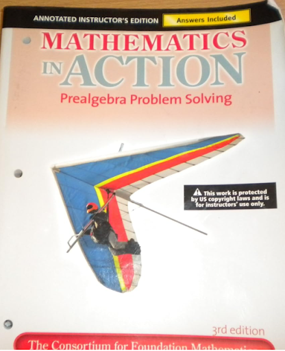 Mathematics in Action, Prealgebra Problem Solving - 3 Edition ...