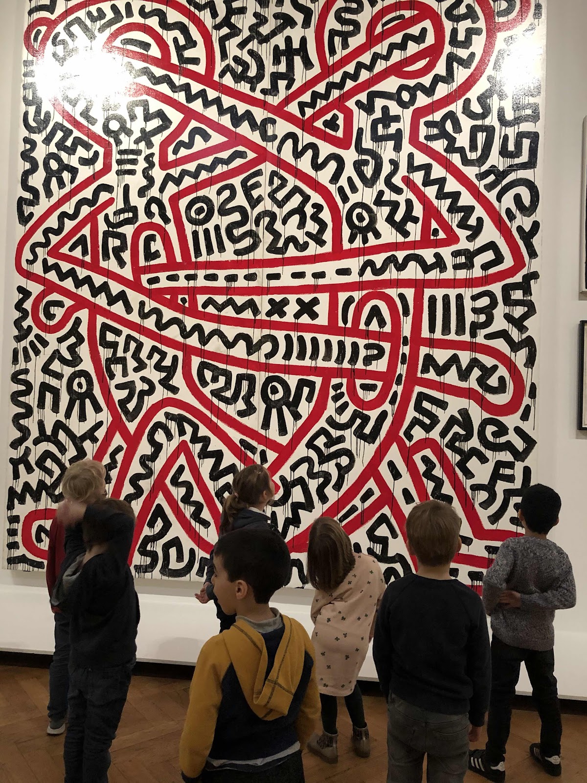 Derde kleuterklas juf Kelly : Keith Haring