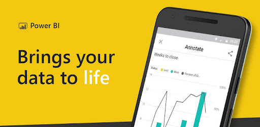 Microsoft Power BI–Business data analytics Android App