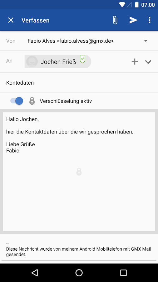 GMX Mail – Applications Android sur Google Play